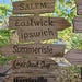 Halloween Directional Signs: Horror Movie Towns Decor - Etsy