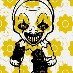 Chibi Style Art Clown Svg File - Etsy