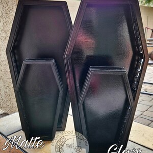 Coffin Serving Tray: Handmade Goth Decor With Spider Web Sides - Etsy