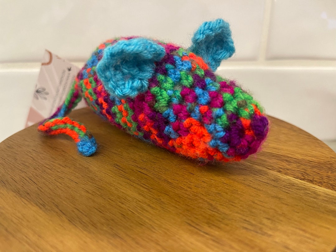 Organic Catnip Crocheted Mouse - Etsy