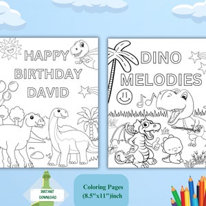 Editable Dinosaur Coloring Pages Coloring Pages for Kids Dinosaur ...