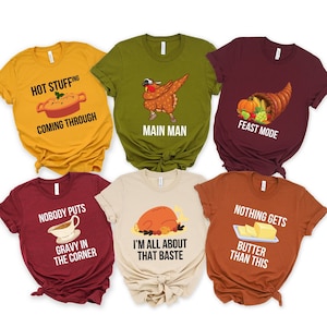 Funny Thanksgiving Shirt,funny Food Pun Shirt,family Thanksgiving ...
