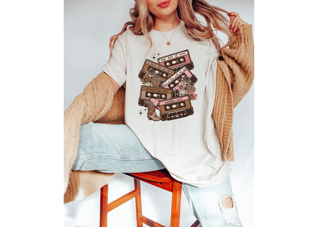 90s Country Cassette Tape Shirt,country Music Shirt,retro Nashville ...