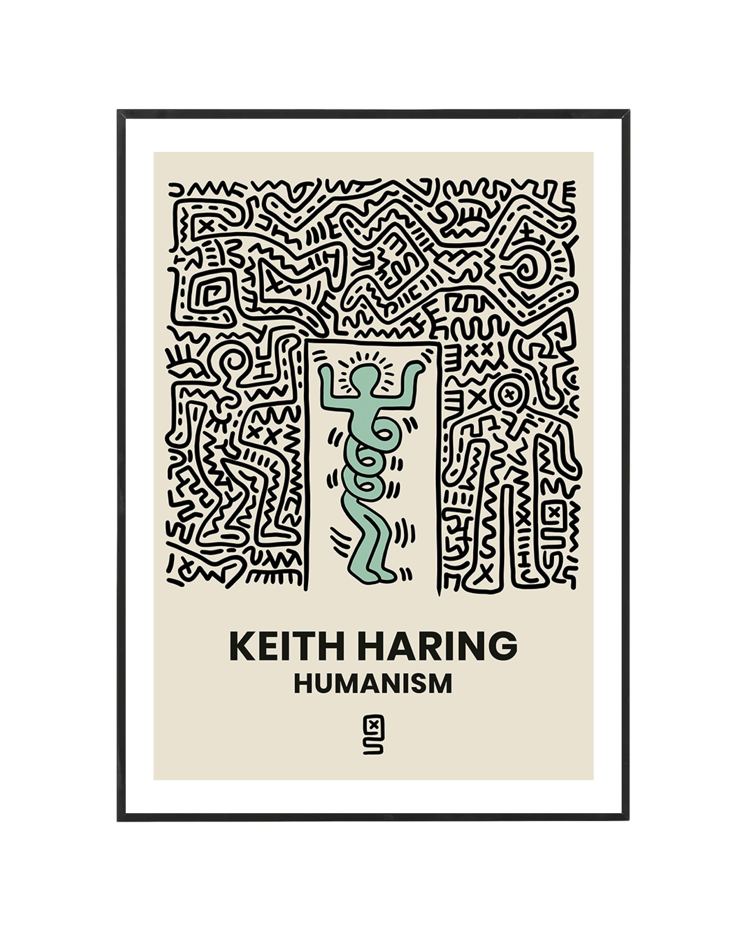 KEITH HARING HUMANISM Poster - Etsy