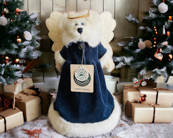 Boyds Bears & Friends angelique Angelfrost Tree Topper 744110-06, Circa ...