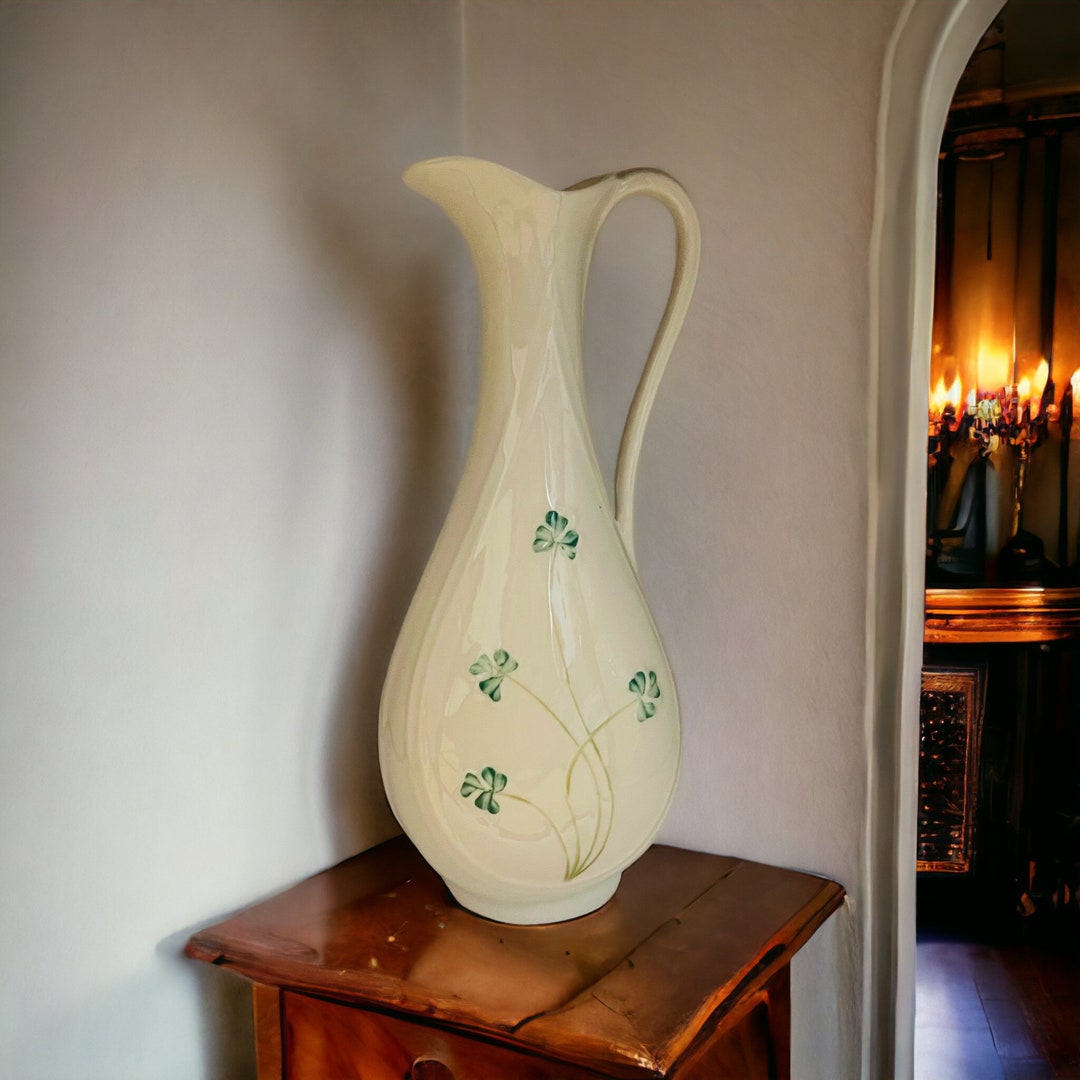 Belleek Parian China-8th Mark 7 Typha Spill Vase Shamrock, 1993-1997 - Etsy