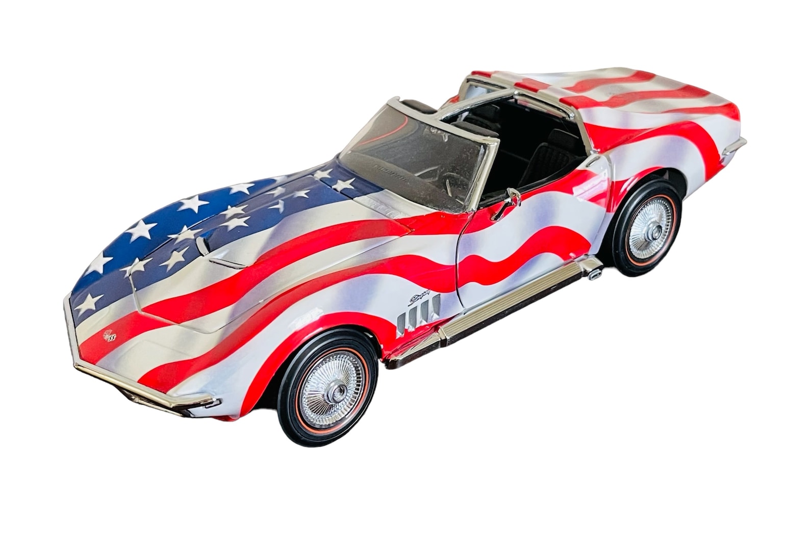 Franklin Mint Precision Models | 1969 Stars and Stripes Corvette ...