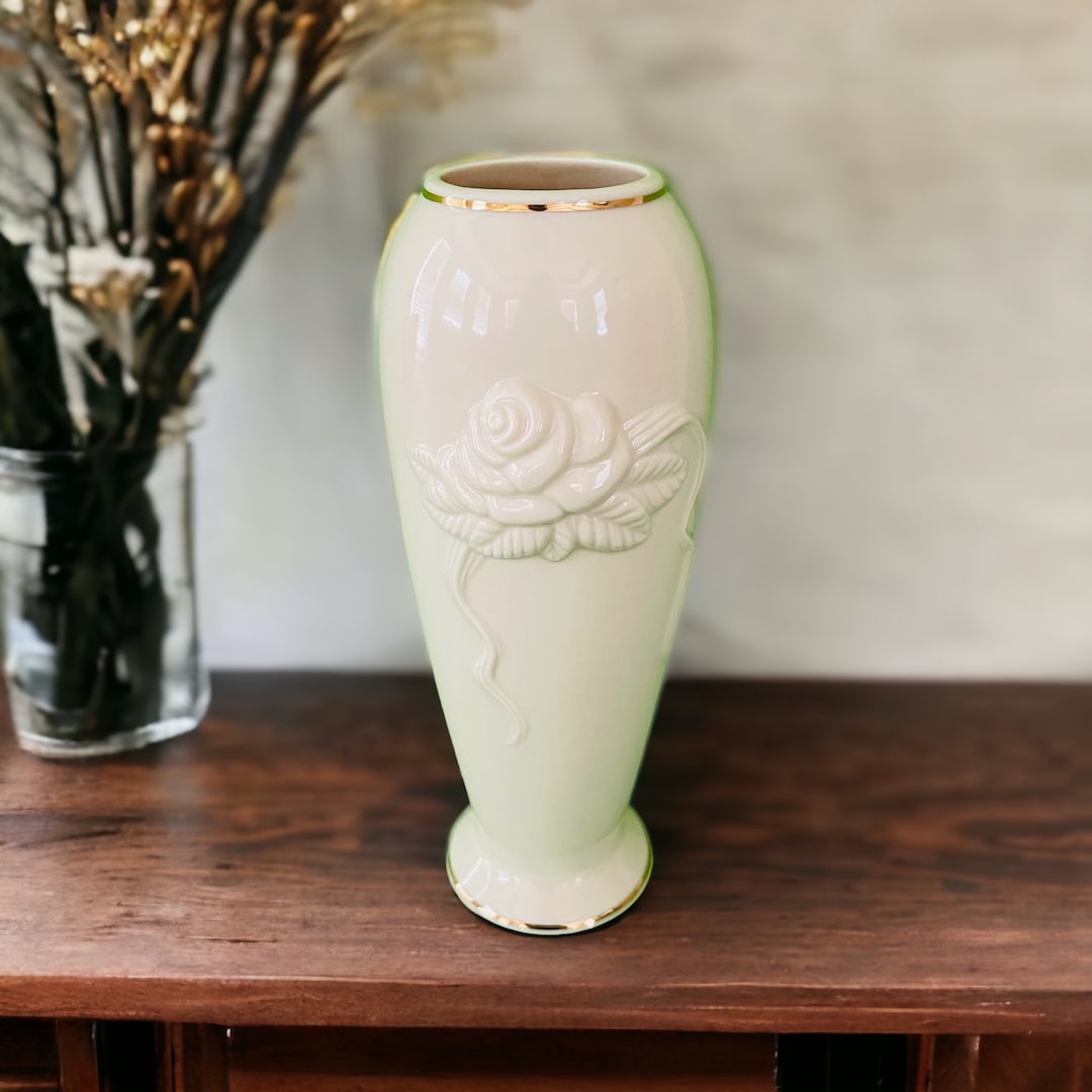 Lenox Rose Blossom Vase, 1990-1999 - Etsy