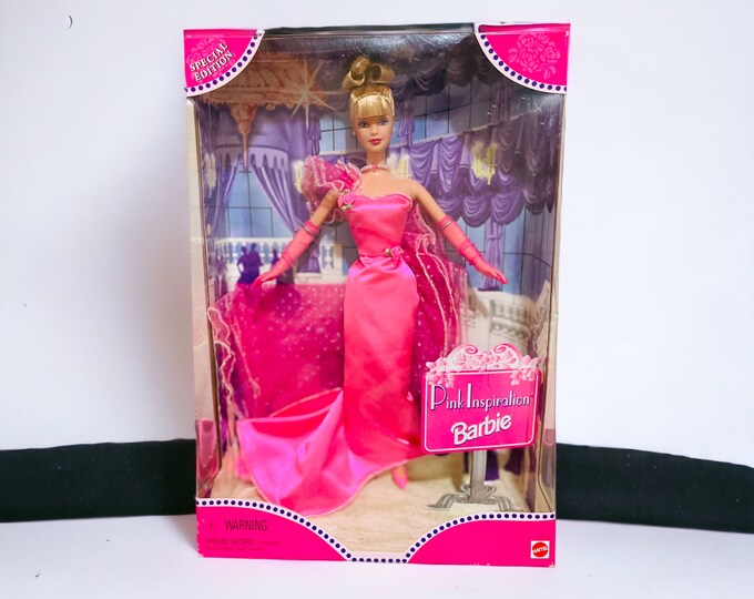 Barbie-pink Inspiration Barbie Special Edition #21914, Mattel 1998 - Etsy