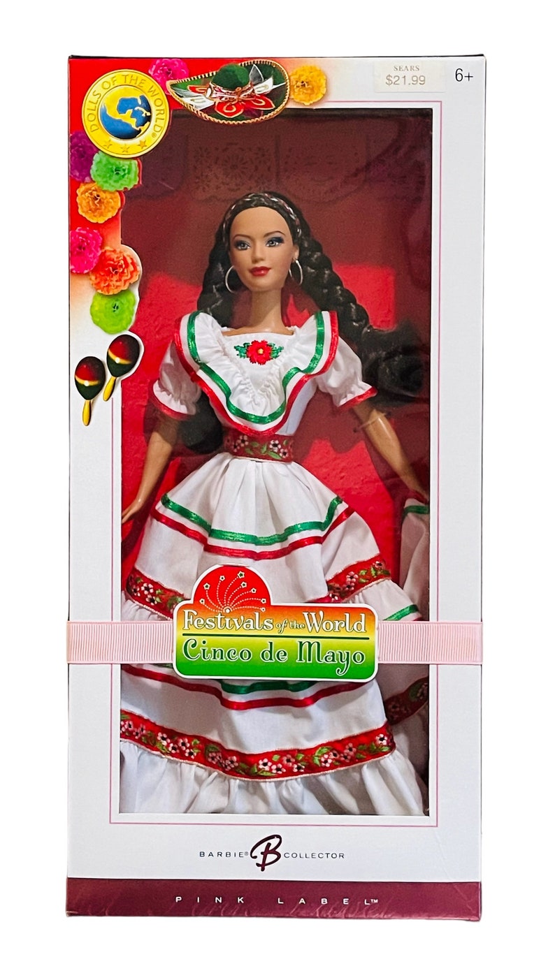 Barbie Festivals of the World: Pink Label Cinco De Mayo K7921, Mattel ...