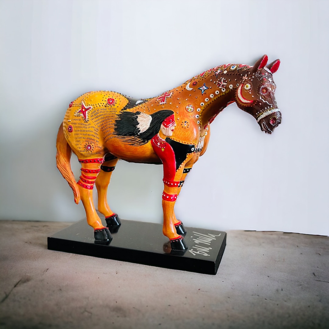 The Trail of Painted Ponies "ghost Horse" #1544, Signed First Edition ...