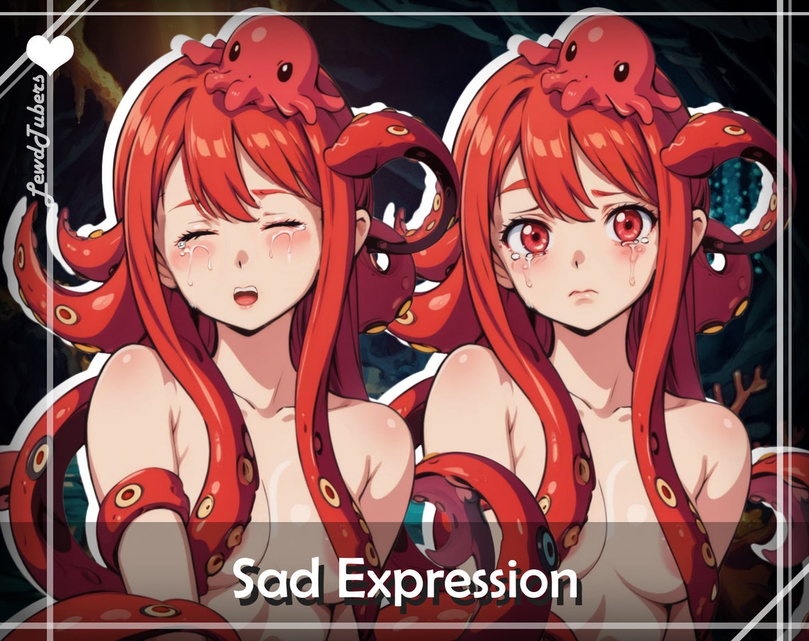 PNGTUBER octo Girl Avatar Vtuber Character Asset for Veadotube Mini ...