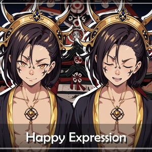 PNGTUBER shinigami Boy Male Avatar Vtuber Character Asset for Veadotube ...