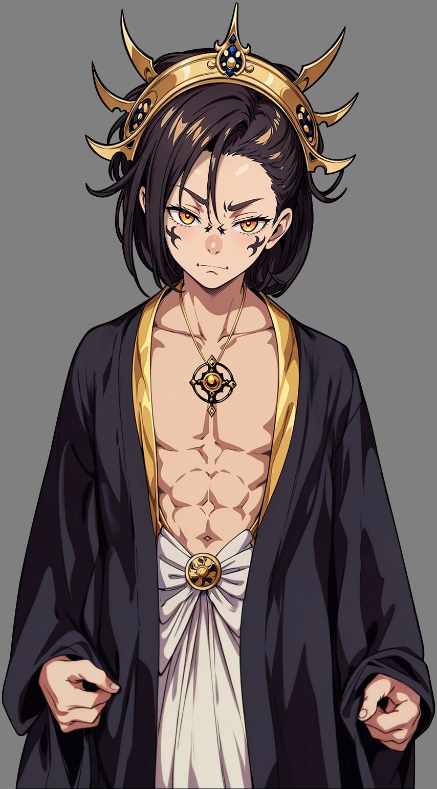 PNGTUBER shinigami Boy Male Avatar Vtuber Character Asset for Veadotube ...