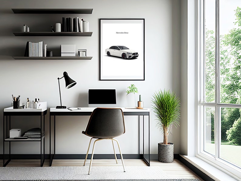MERCEDES AMG E63 POSTER Prints Wallpaper Wall Art for Kids Boys Room ...