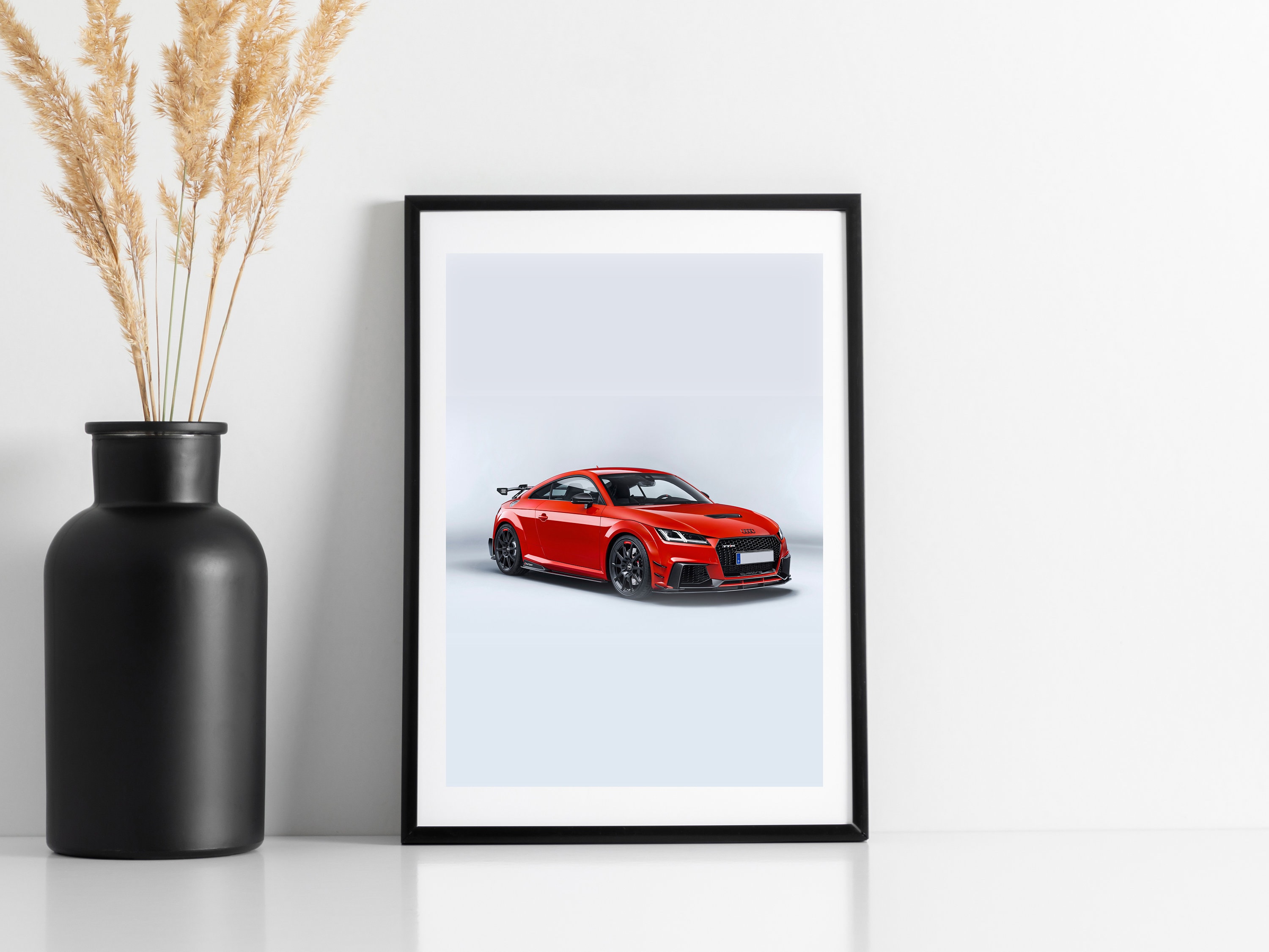 AUDI TTRS POSTER Prints Wallpaper Wall Art for Kids Boys Room Children ...