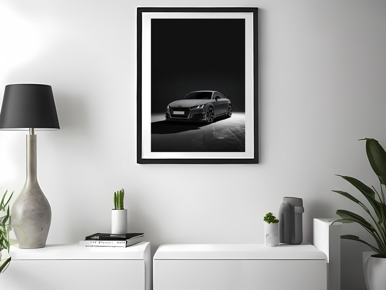 AUDI TTRS POSTER Impresiones Papel pintado Arte de la pared para niños ...