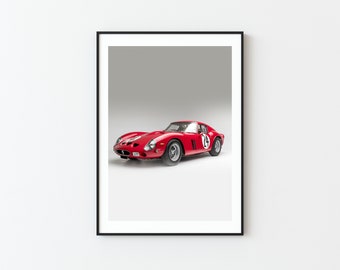 FERRARI ROMA POSTER Prints Wallpaper Wall Art for Kids Boys Room Decor ...