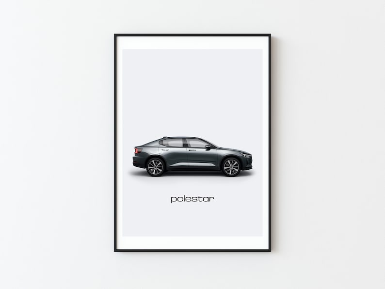 POLESTAR 2 POSTER Prints Wallpaper Wall Art for Kids Boys Room Decor ...