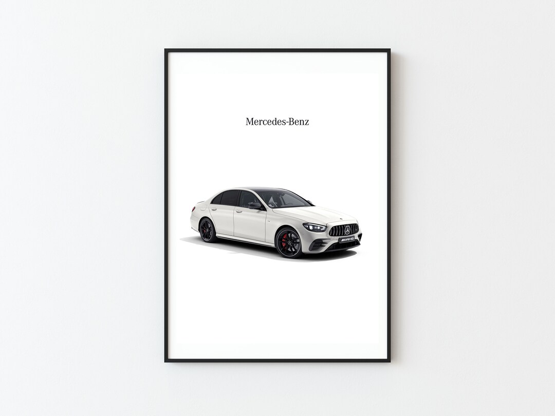 MERCEDES AMG E63 POSTER Prints Wallpaper Wall Art for Kids Boys Room ...