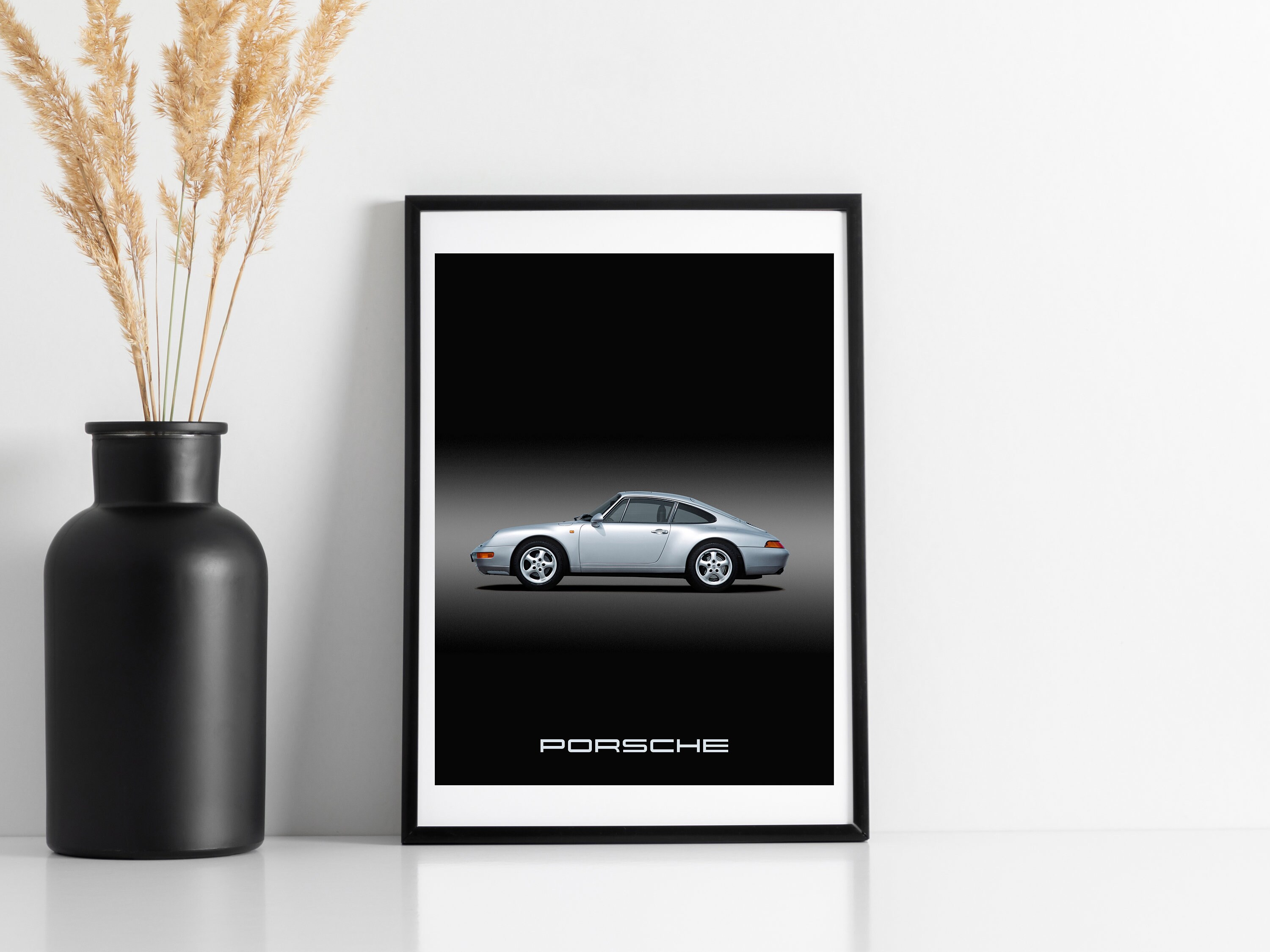 PORSCHE 964 POSTER Prints Wallpaper Wall Art for Kids Boys Room Decor ...