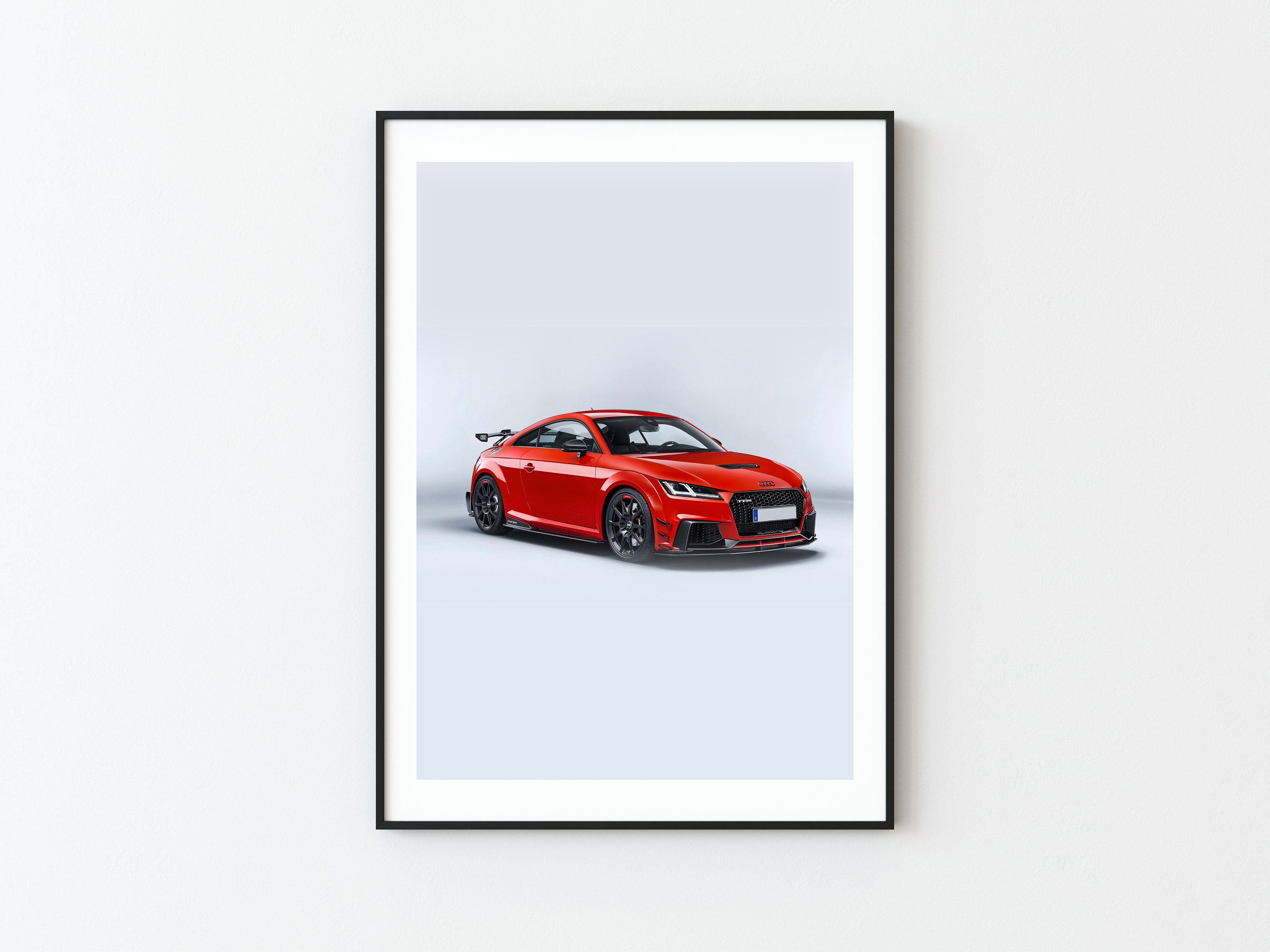 AUDI TTRS POSTER Prints Wallpaper Wall Art for Kids Boys Room Children ...