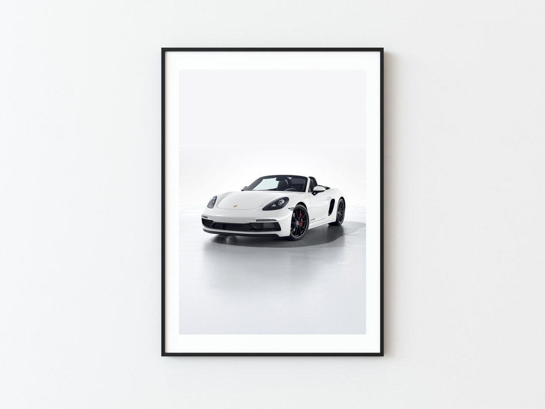 PORSCHE GTS POSTER PRINTS Wallpaper Wall Art for Kids Boys Room Decor ...