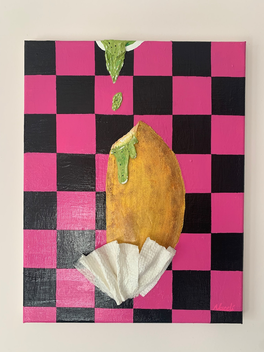 Handmade 3D Empanada Art: Venezuelan Decor (14inx11in) - Etsy