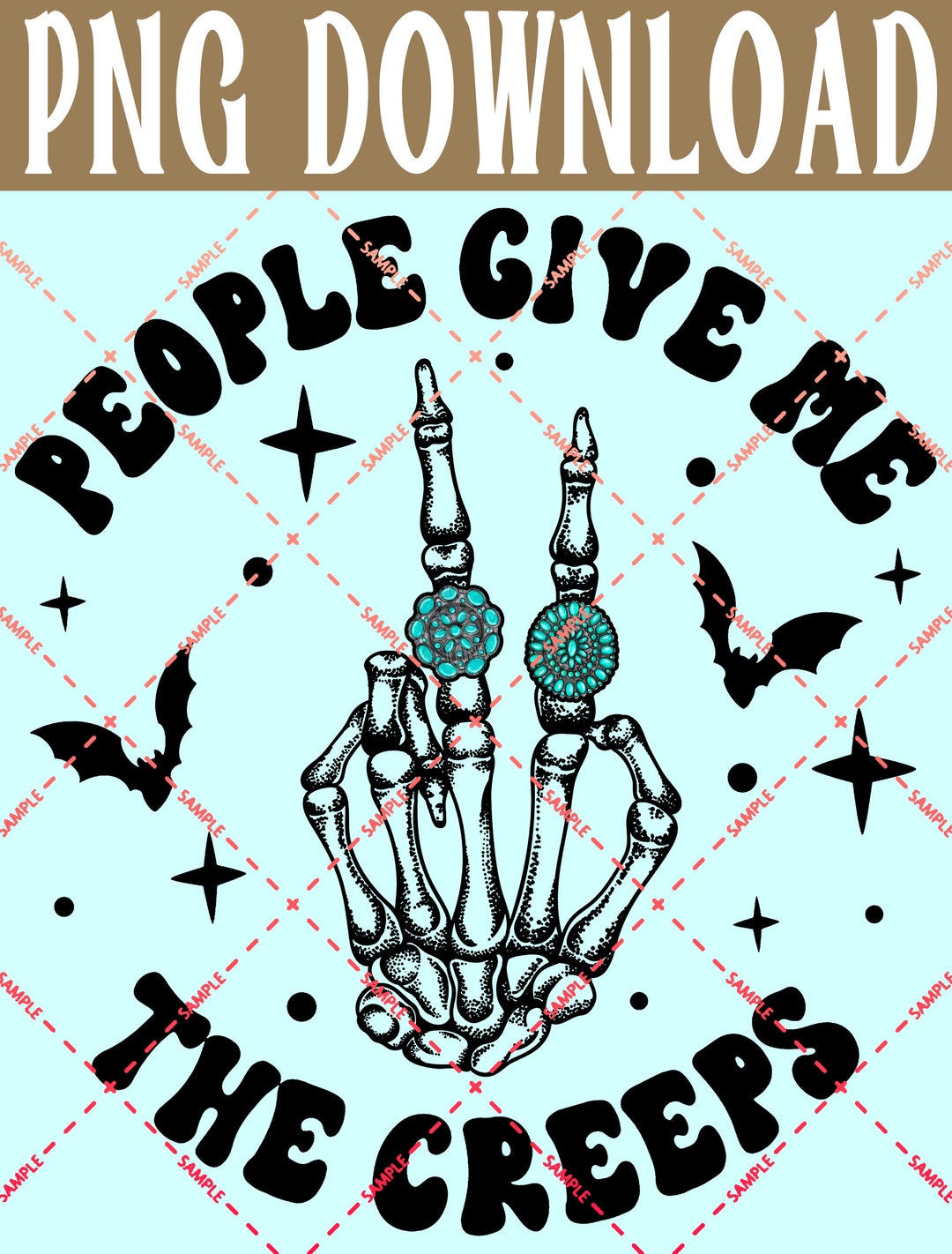 People Give Me the Creeps Png Halloween Png Spooky Png - Etsy