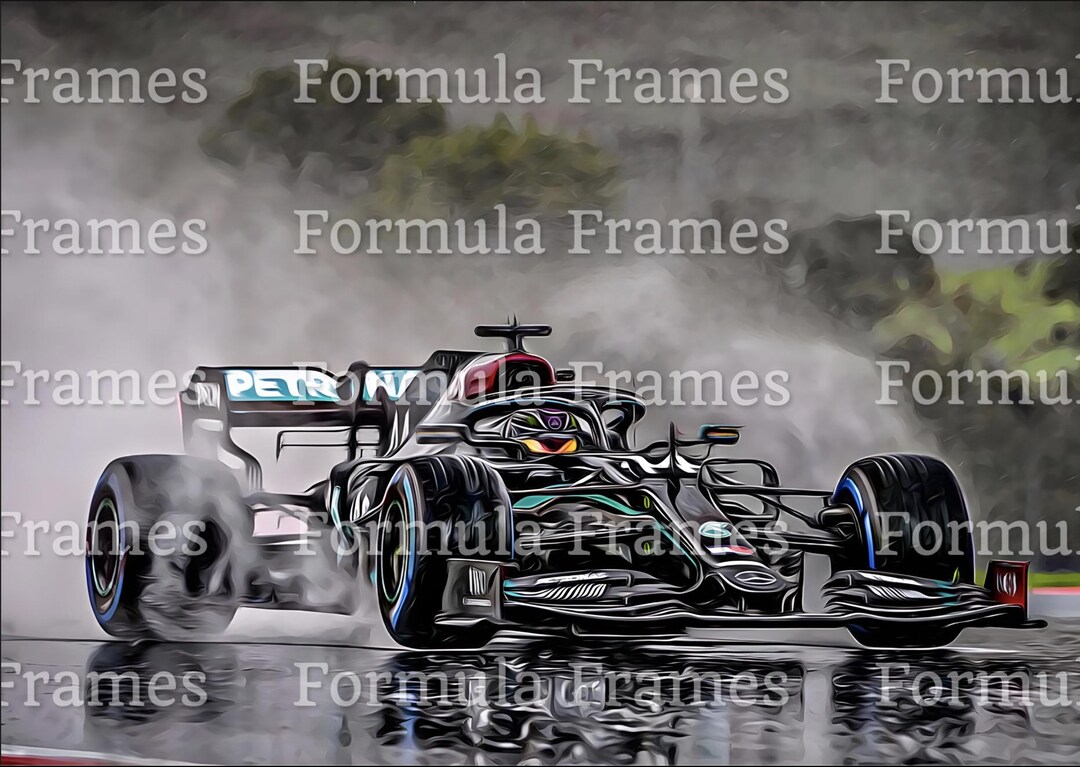 2020 Turkey Lewis Hamilton Rain Digital Wall Art F1 Poster - Etsy