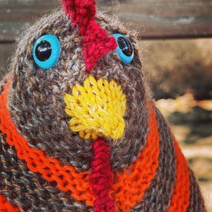 Knitted - Emotional Support Chicken™ Pattern (original and Only Legal ...