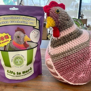 Crocheted - Emotional Support Chicken® (the Original and Legal Version ...