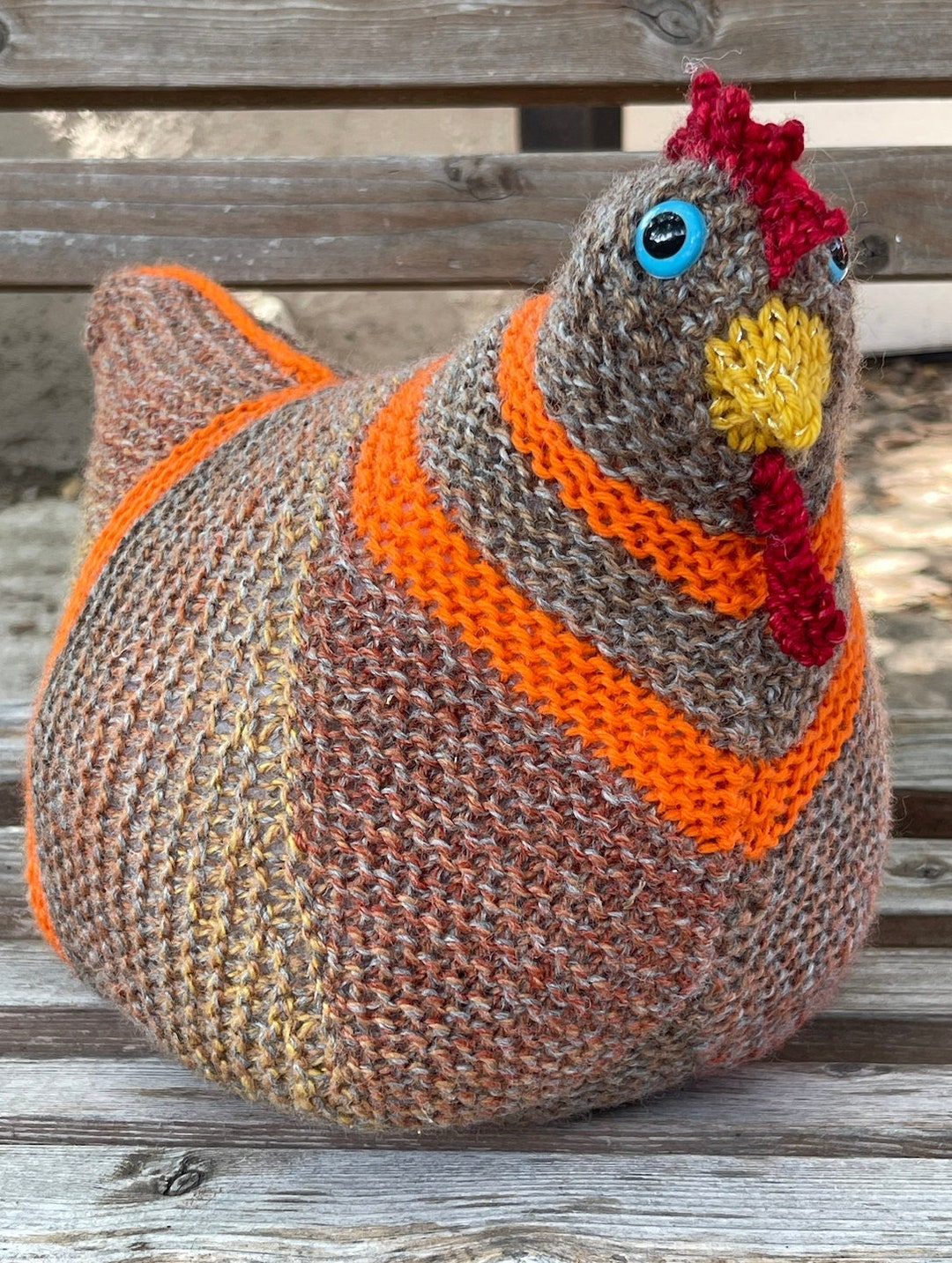 Knitted - Emotional Support Chicken™ Pattern (original and Only Legal ...