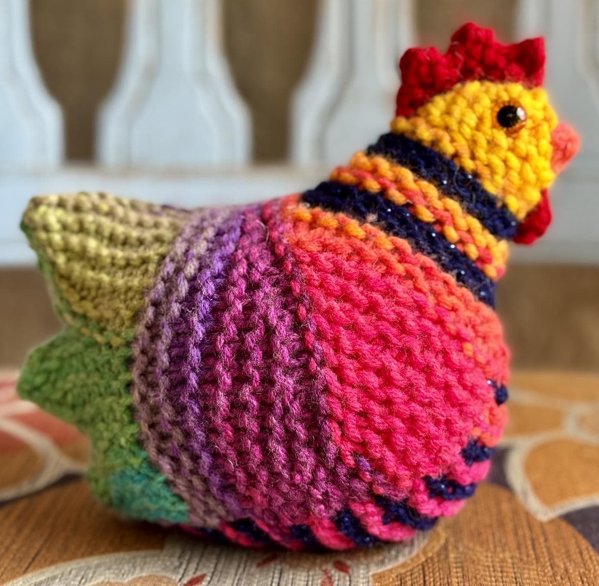 Emotional Support Chicken Jr.® Knitting Pattern - Etsy