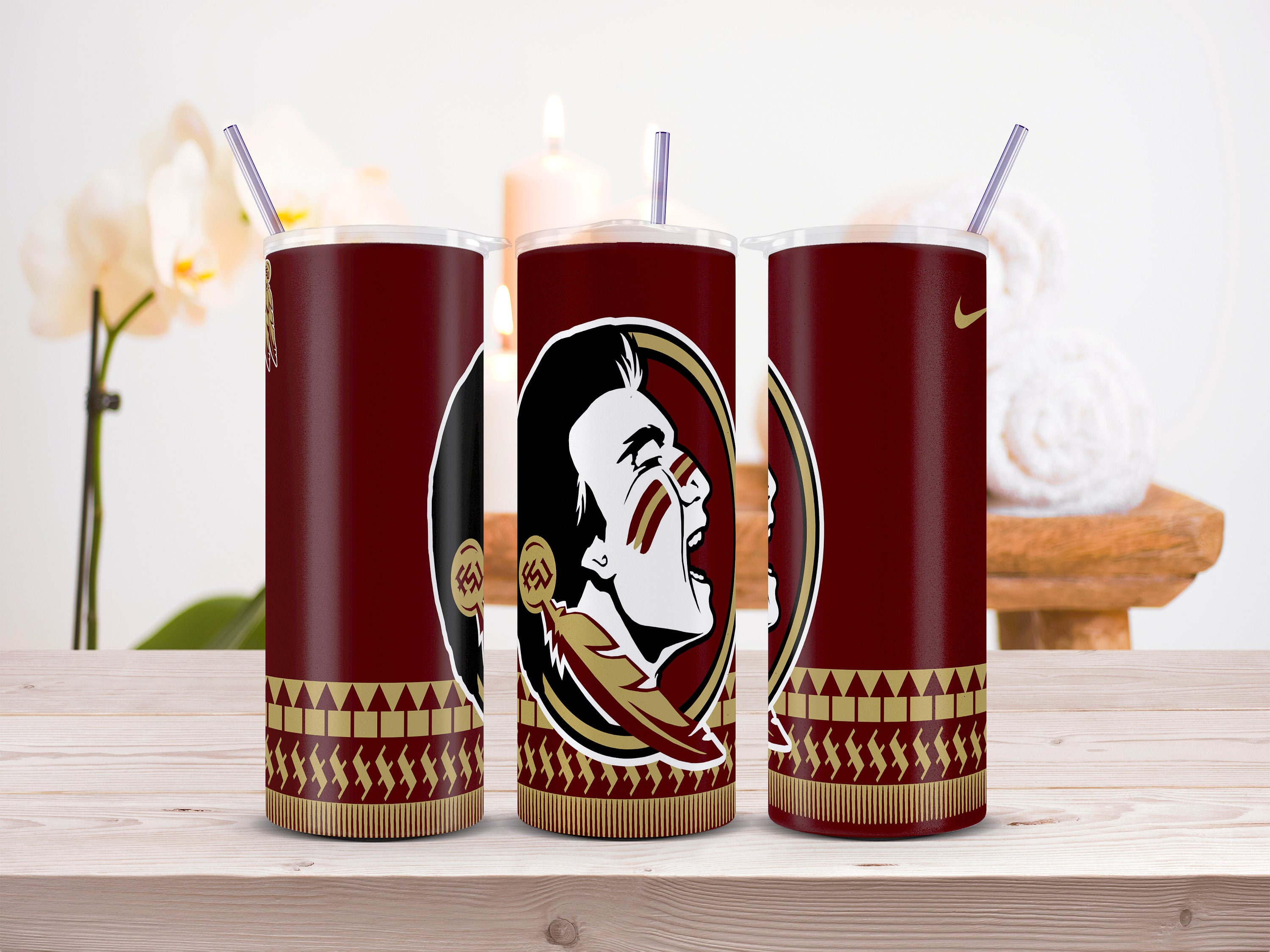 Tumbler Wrap for Seminoless FSU Florida State Tumbler Designs - Etsy