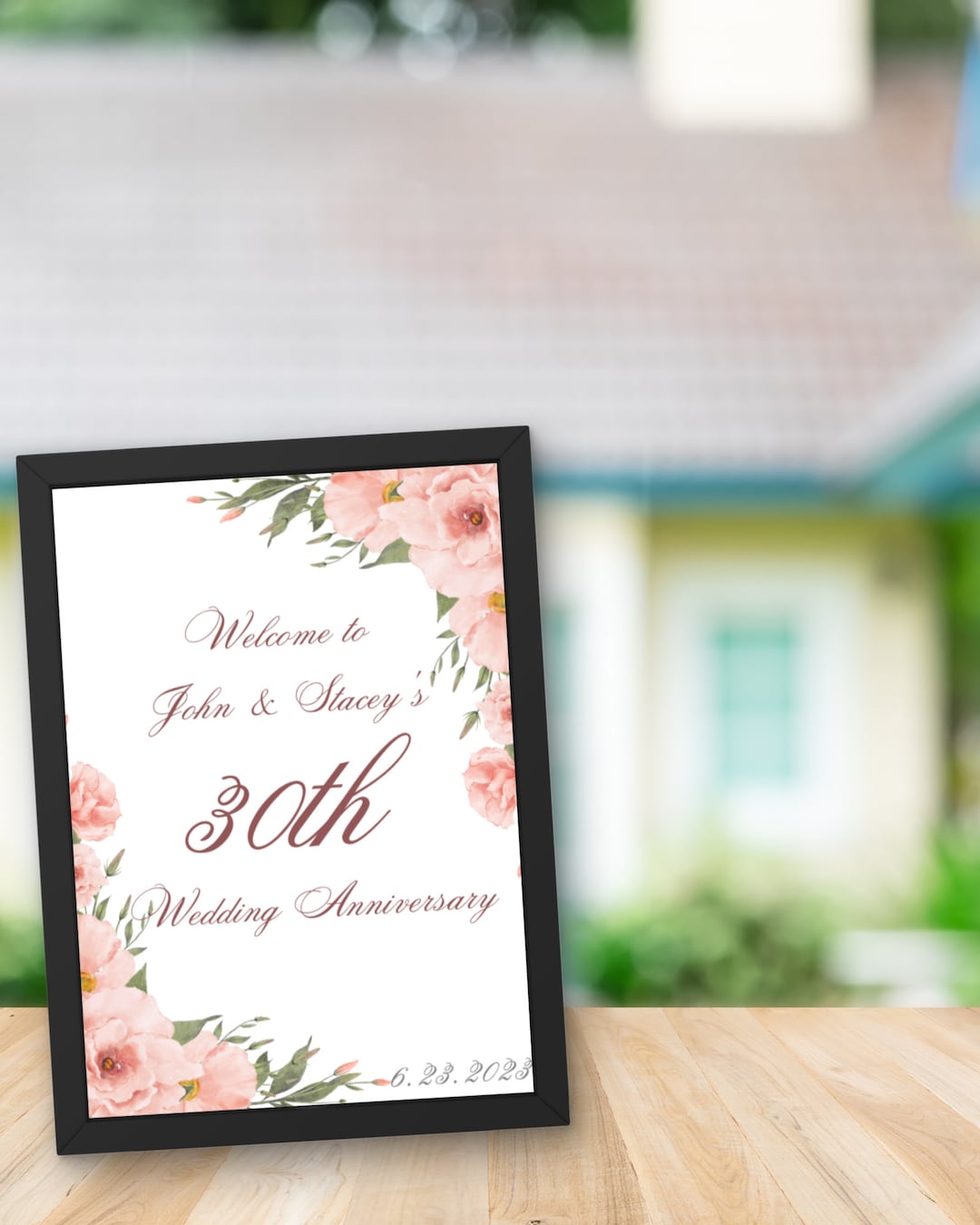 Anniversary Welcome Poster and Sign Editable and Printable - Etsy