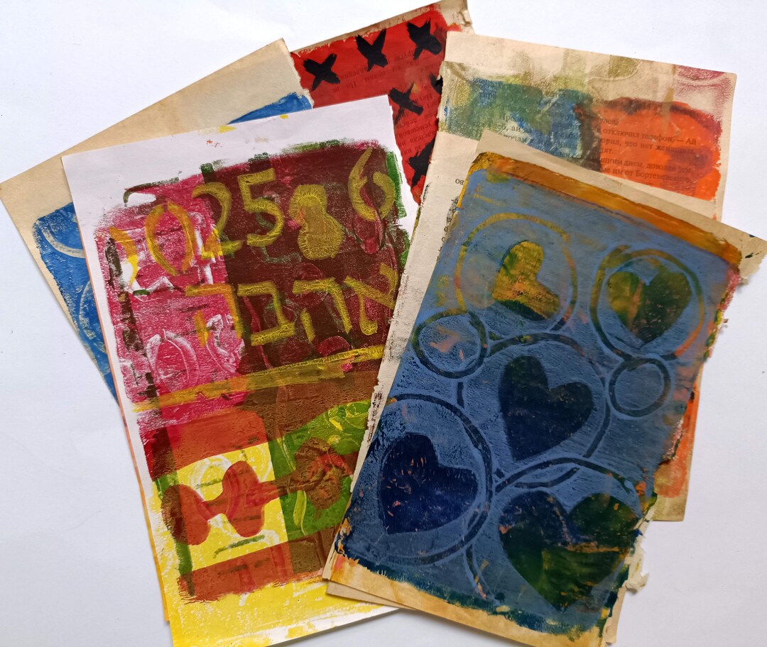 A Selection of 5 Colored Papers in A4 Size. in a Variety of Colors for ...