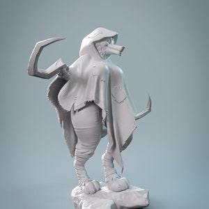 Bad Wolf Fan Art 3D Printed Resin Model Garage Kit un-painted ...