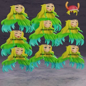 Dragon Maid Fan Art 3D Printed Resin Model Garage Kit un-painted ...