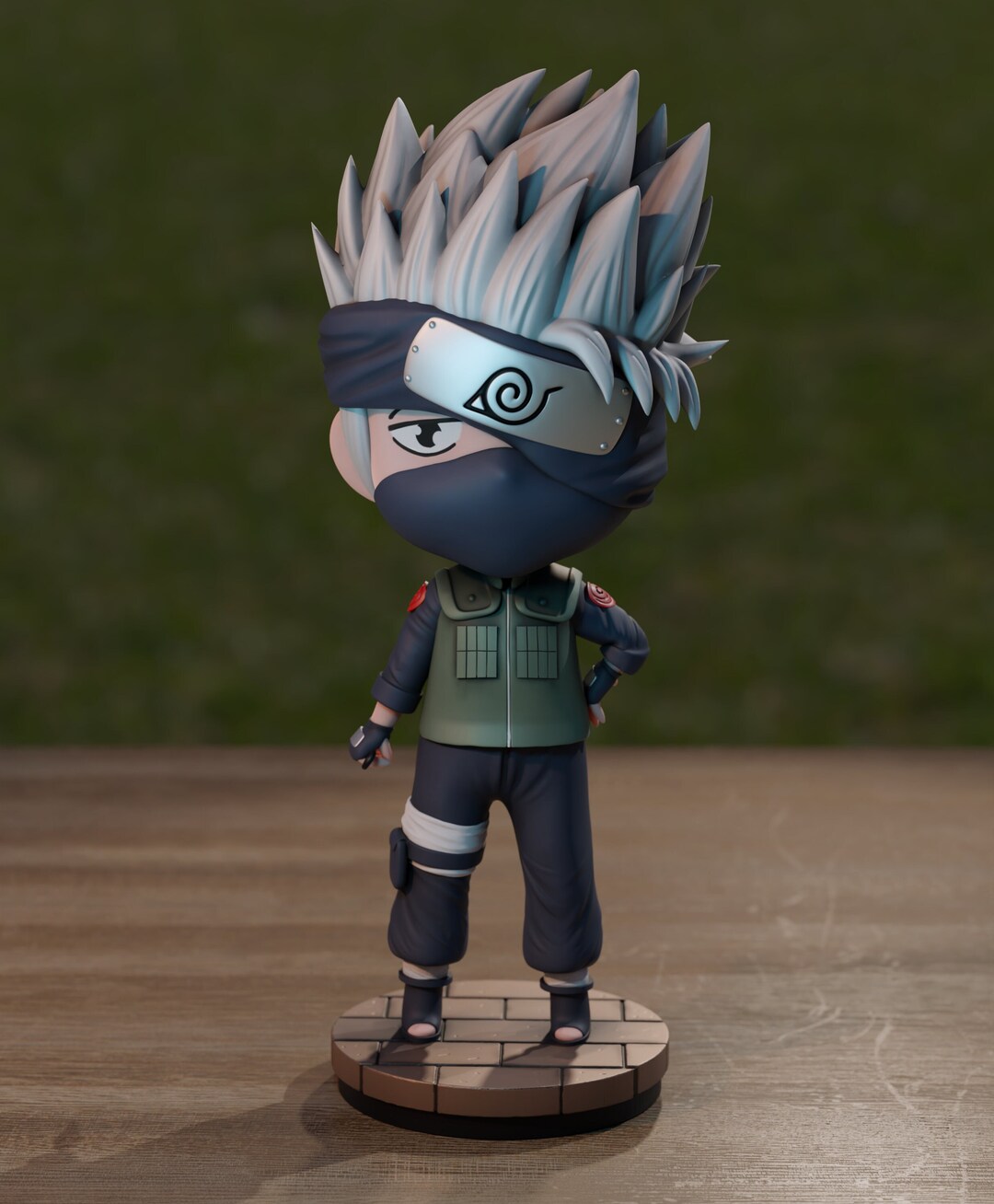 Kakashi Chibi Fan Art 3D Printed Resin Model Garage Kit un-painted ...