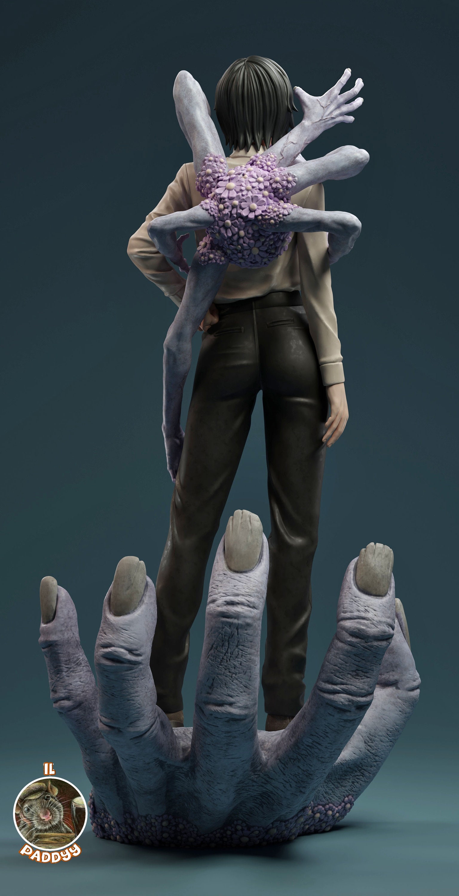 Ghost Lady Fan Art 3D Printed Resin Model Garage Kit un-painted Il ...