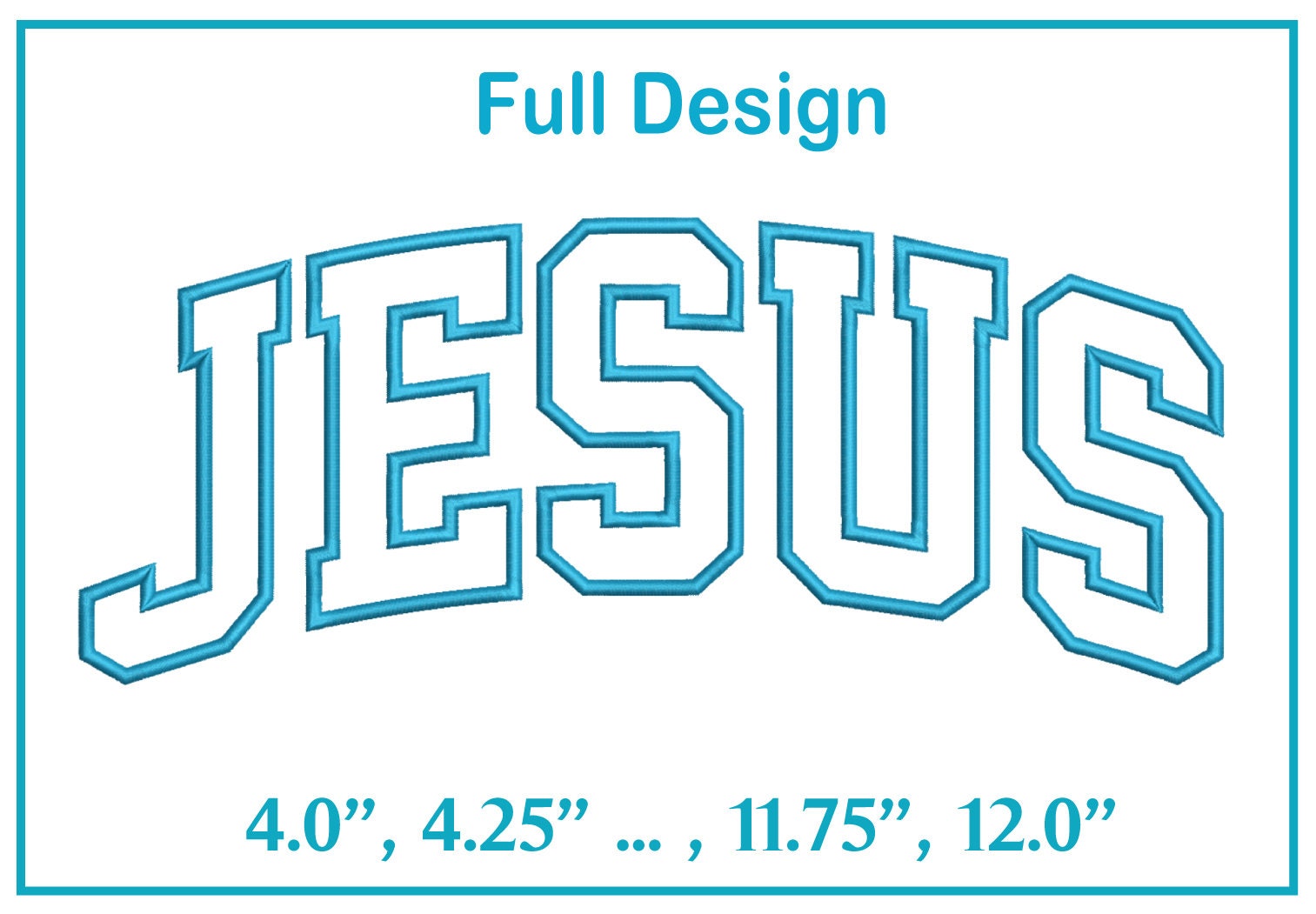 Jesus Applique Embroidery Satin Stich Design Christian Cross Designs ...