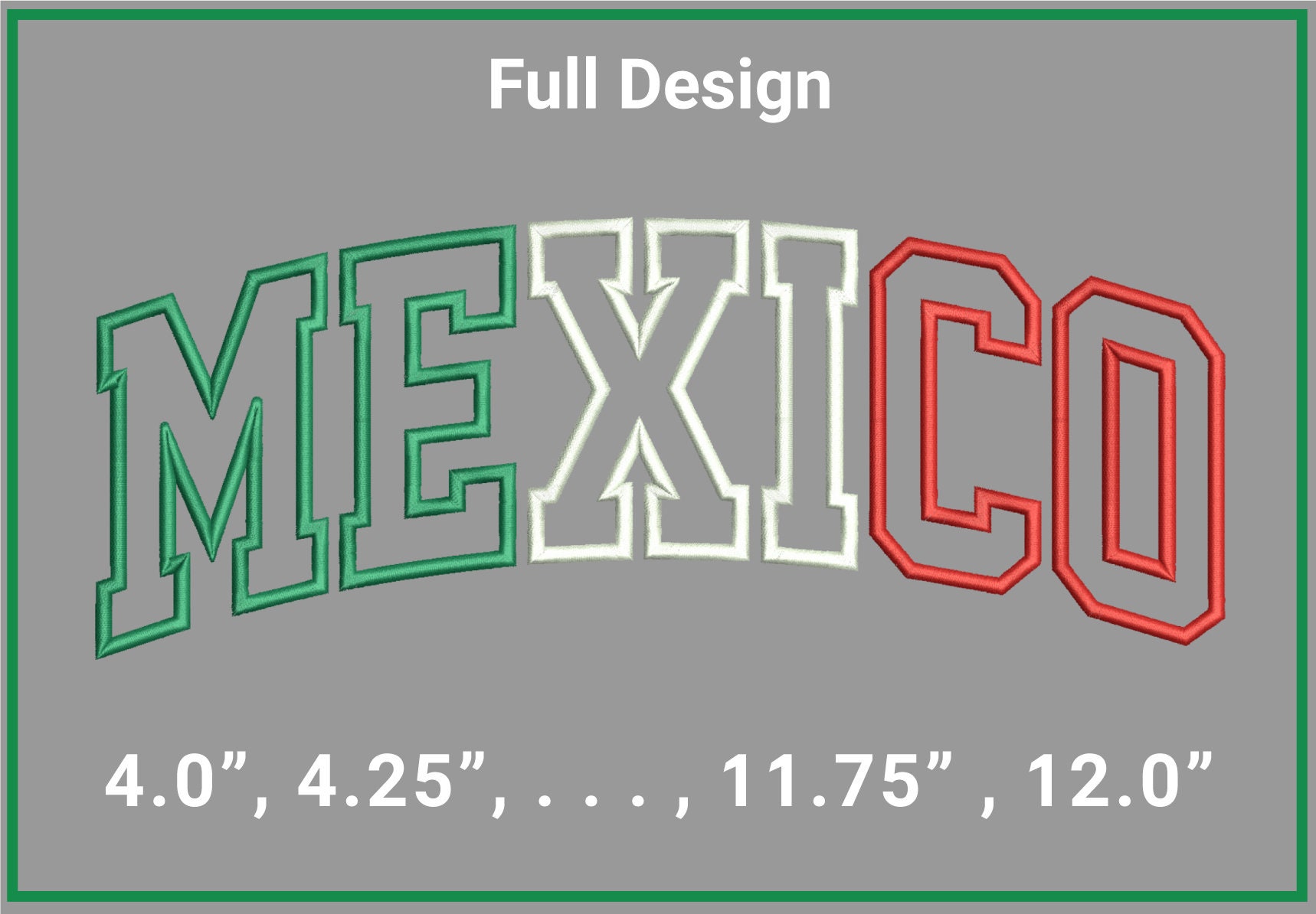 Mexico Applique Embroidery Satin Stich Design Mexican Designs ...