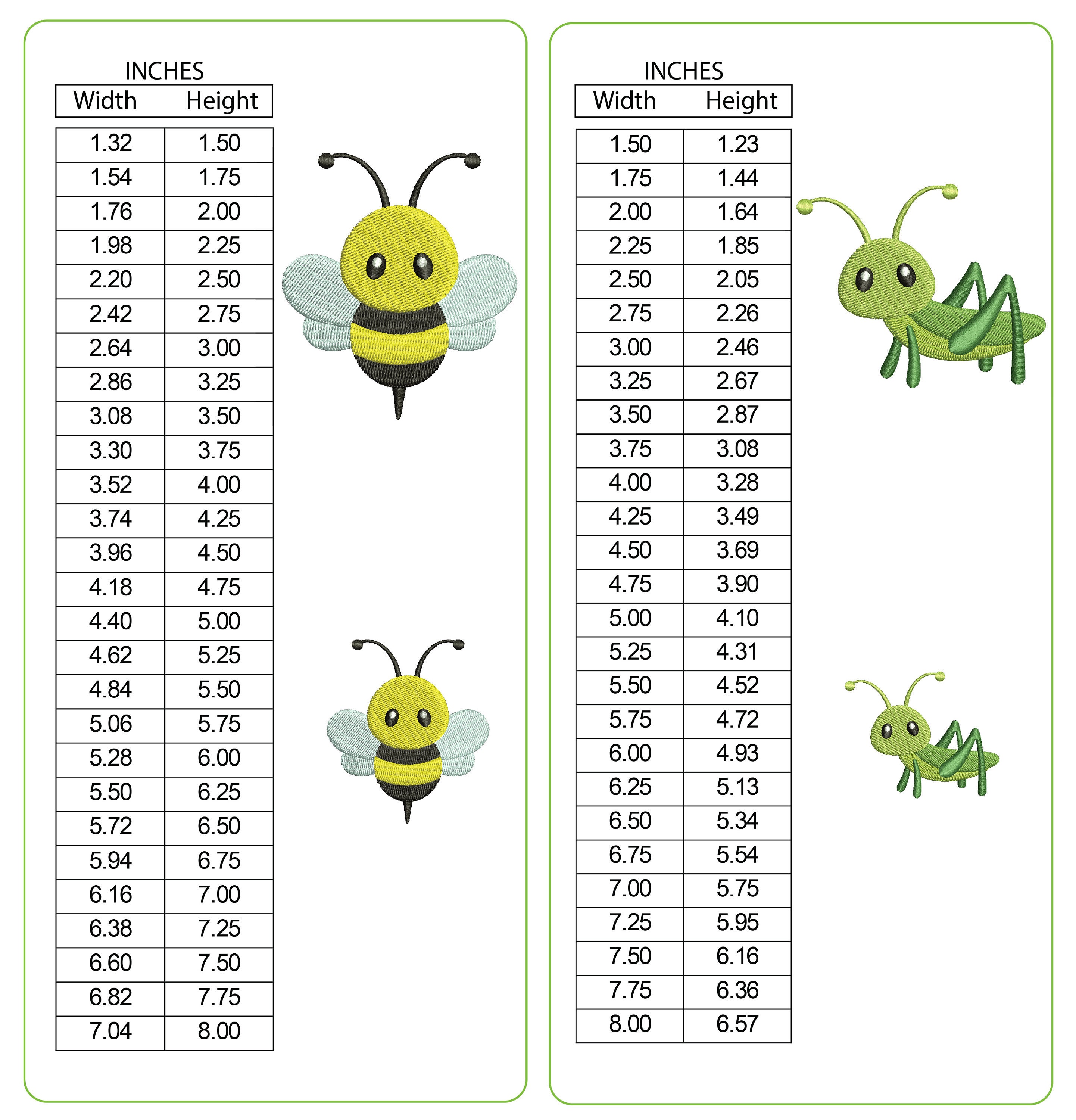 Insects Bee Spider Ant Butterfly Embroidery, Set Insects Embroidery ...