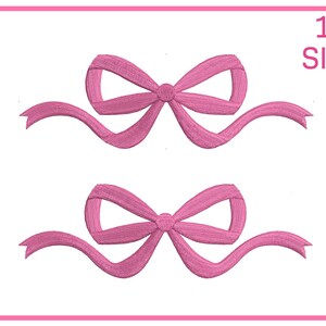 Bow Embroidery Stitch , Classic Bow Embroidery Design, Mini Bow Satin ...