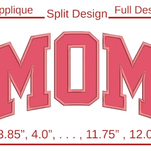 Mom Applique - Etsy
