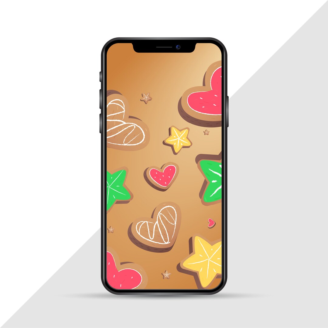 Gingerbread Girl Aesthetic Abstract Phone Wallpaper Chat - Etsy