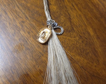 Braided Horse Hair Keychain - Etsy