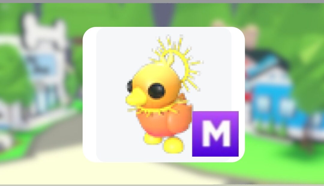 Adopt Me Sunrise Duckling Mega - Etsy