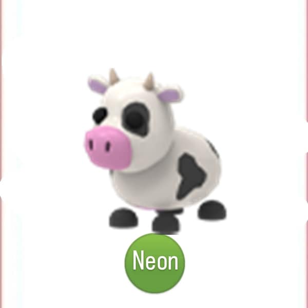 Neon Cow Adopt Me - Etsy